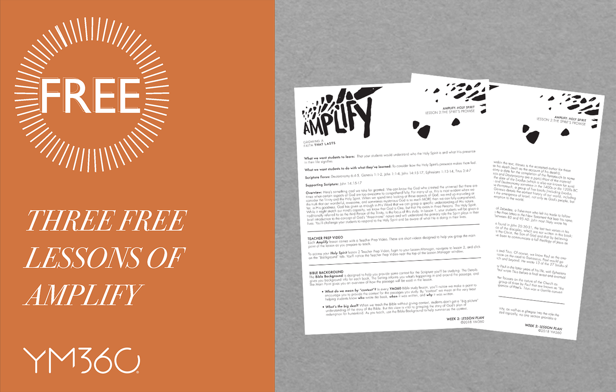 Get 3 FREE Lessons of Amplify — YM360