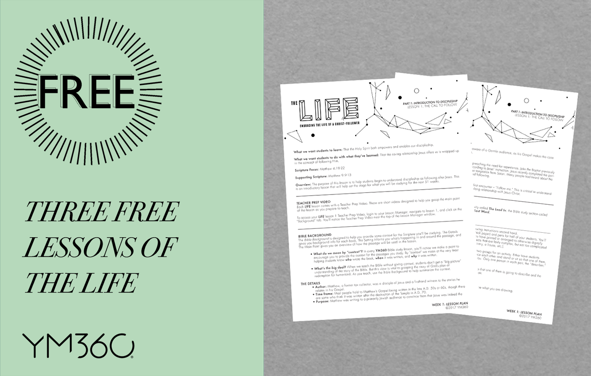 Get 3 FREE Lessons of The Life — YM360