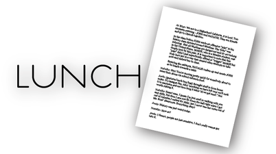 "Lunch" Script — YM360