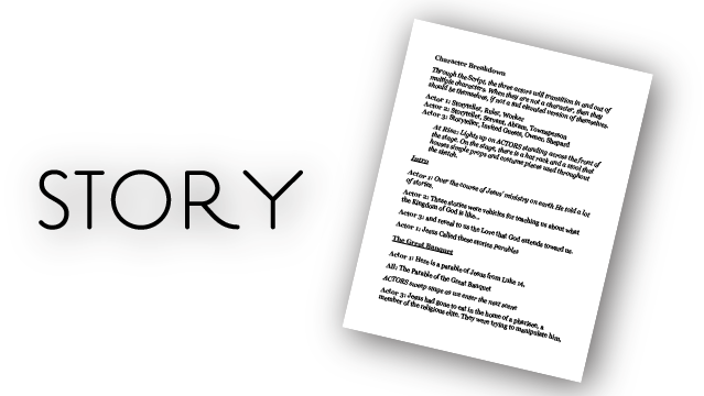 "Stories: Great Banquet, Hidden Treasure & Lost Sheep" Script — YM360