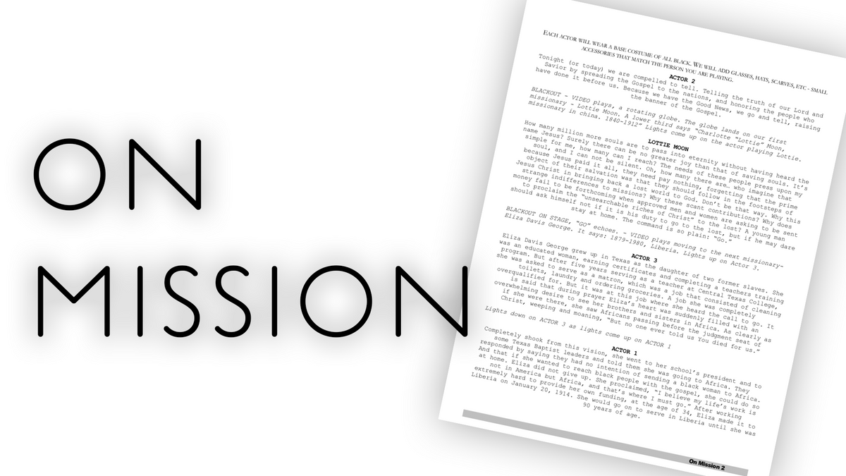 "On Mission" Script — YM360