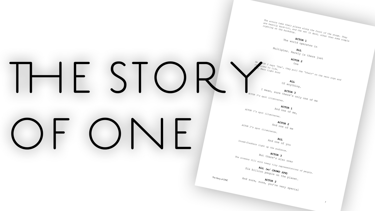 "The Story of One" Script — YM360